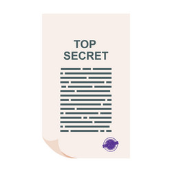 Envelope top secret Royalty Free Vector Image - VectorStock