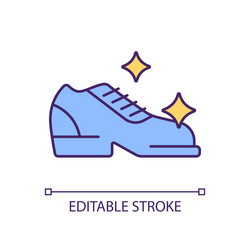 Shoe laundry logo design Royalty Free Vector Image