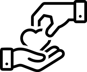 Give take Royalty Free Vector Image - VectorStock