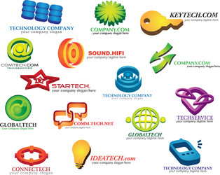 Company logos Royalty Free Vector Image - VectorStock