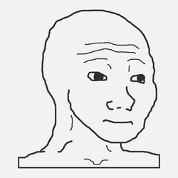 Internet meme trollface design Royalty Free Vector Image