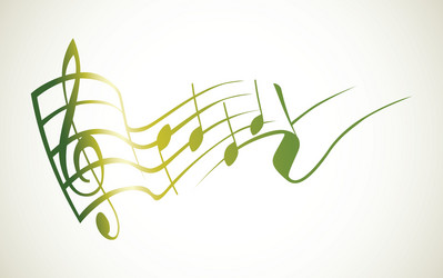 Colorful music notes Royalty Free Vector Image
