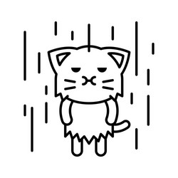 Wet Cat Clipart