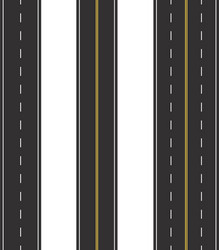 Seamless pattern top view of roads Royalty Free Vector Image