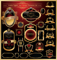 Label elements Royalty Free Vector Image - VectorStock