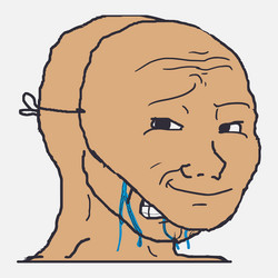 Internet meme trollface design Royalty Free Vector Image