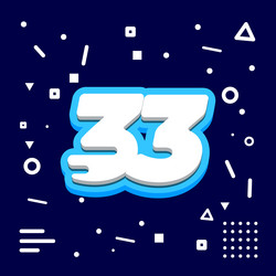 Number 33 Vector Images (over 730)