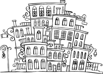 Town Cartoon Community Vector Images (over 1,200)