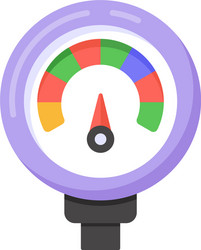 Pressure gauge Royalty Free Vector Image - VectorStock