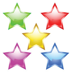Rainbow stars Royalty Free Vector Image - VectorStock