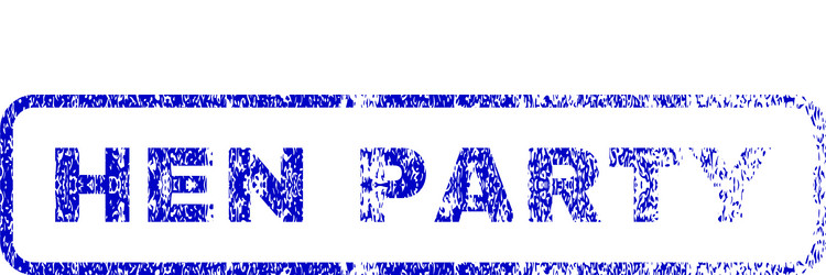 Hen party rubber stamp Royalty Free Vector Image