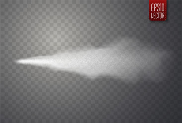 Spray effect isolated on transparent background Vector Image
