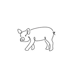 Pig Simple Drawing Vector Images (over 1,600)