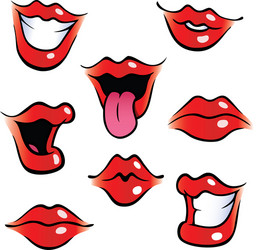 Cartoon Lips Vector Images (over 36,000)