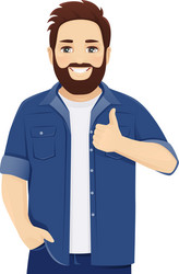 Business man gesturing ok Royalty Free Vector Image