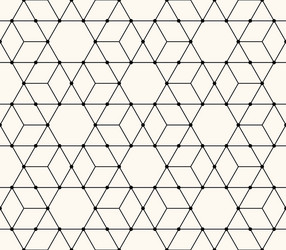 Seamless hexagon pattern Royalty Free Vector Image