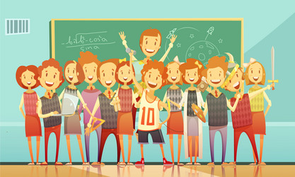 Inclusion inclusive education cartoon banner Vector Image