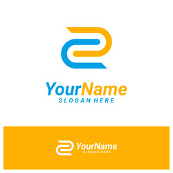 Initial t z logo design template creative Vector Image