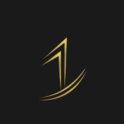 Number one symbol Royalty Free Vector Image - VectorStock