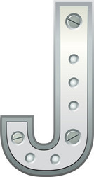 J Royalty Free Vector Image - VectorStock