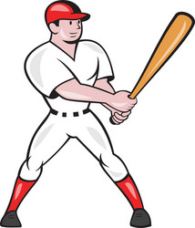 Baseball player icon cartoon Royalty Free Vector Image