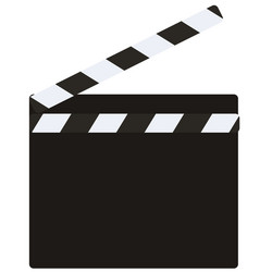 Blank director clapboard Royalty Free Vector Image
