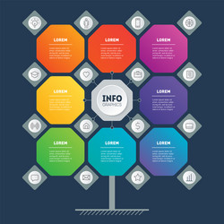 8 Point Infographic Vector Images (over 230)