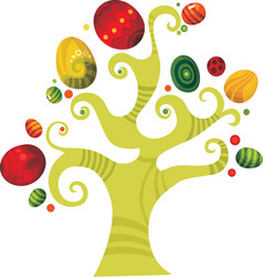 Cartoon tree Royalty Free Vector Image - VectorStock