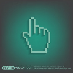 Mouse hand cursor Royalty Free Vector Image - VectorStock