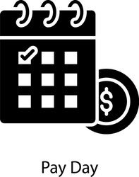 Payday reminder Royalty Free Vector Image - VectorStock