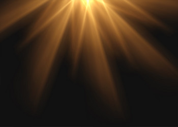 Sun rays light on black background Royalty Free Vector Image