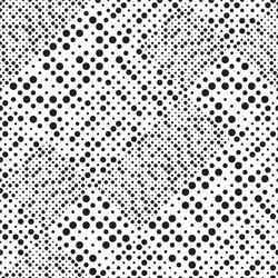 Monochrome geometric halftone ellipse pattern Vector Image