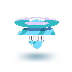 Abstract object of the future Royalty Free Vector Image