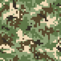 Camouflage military pixel Royalty Free Vector Image