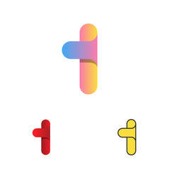 Number one or 1 sign celebration template Vector Image