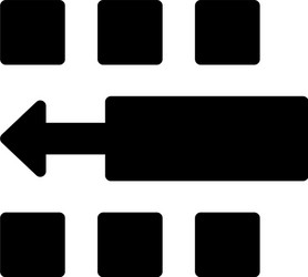 Insert column icon Royalty Free Vector Image - VectorStock