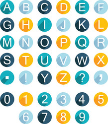 Alphabet set Royalty Free Vector Image - VectorStock