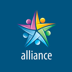 Alliance logo Royalty Free Vector Image - VectorStock