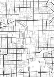 Beijing City Outline Map Vector Images (over 120)