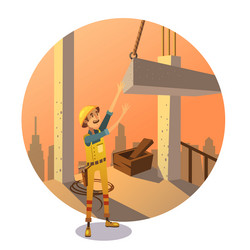 Construction cartoon cartoon Royalty Free Vector Image