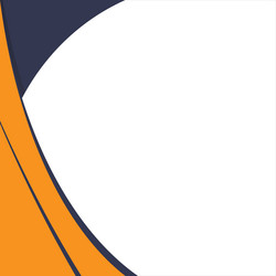 Orange and black corner border Royalty Free Vector Image