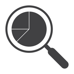 Data analysis symbol Royalty Free Vector Image