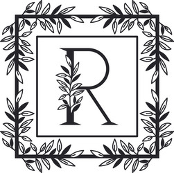 Calligraphy Capital R Vector Images (over 200)