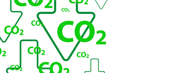 Reducing co2 emissions to stop climate change Vector Image