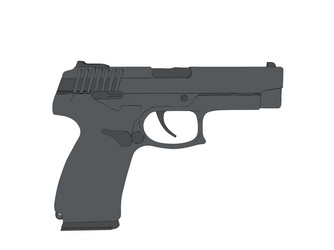 Pistol Outline Vector Images (over 15,000)