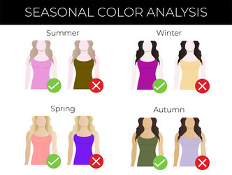 Seasonal Color Analysis Spring Vector Images (over 150)