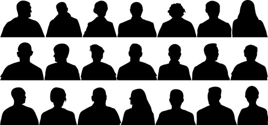 People sit cinema hall audience theater Royalty Free Vector