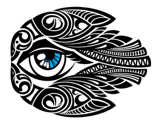 Tattoo eye Royalty Free Vector Image - VectorStock