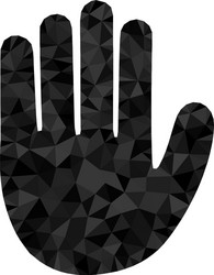 Triangle Fingers Palm Vector Images (over 360)