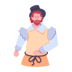 Ancient servant Royalty Free Vector Image - VectorStock